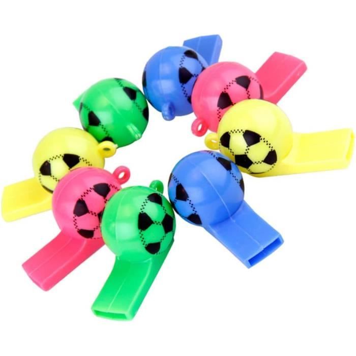 Yeahibaby 25 pcs En Plastique Coloré Sifflet Football Cheerleading ...
