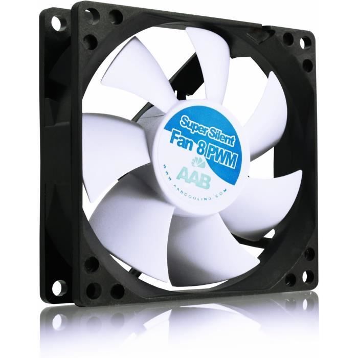 Super Silent Fan 8 Pwm - 80Mm Ventilateur Pour Boîtier Pc, Cpu ...