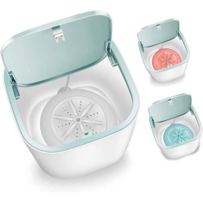 Machine À Laver Mini Turbo Portable, Laveuse Automatique Usb, Laveuse À ...