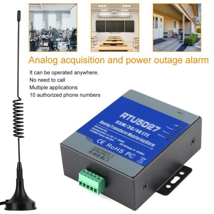 Transducteur d'alerte analogique GSM Contrôleur d'alarme pour la ...