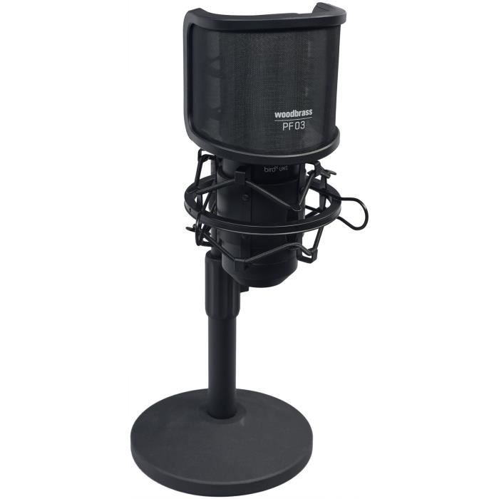 Microphone USB - WOODBRASS - Bird UM1 - Cardioïde - Enregistrement Home ...