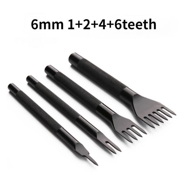 POINCON,6mm set--Poinçons pour trous de cuir espacés de 3-4-5-6mm ...