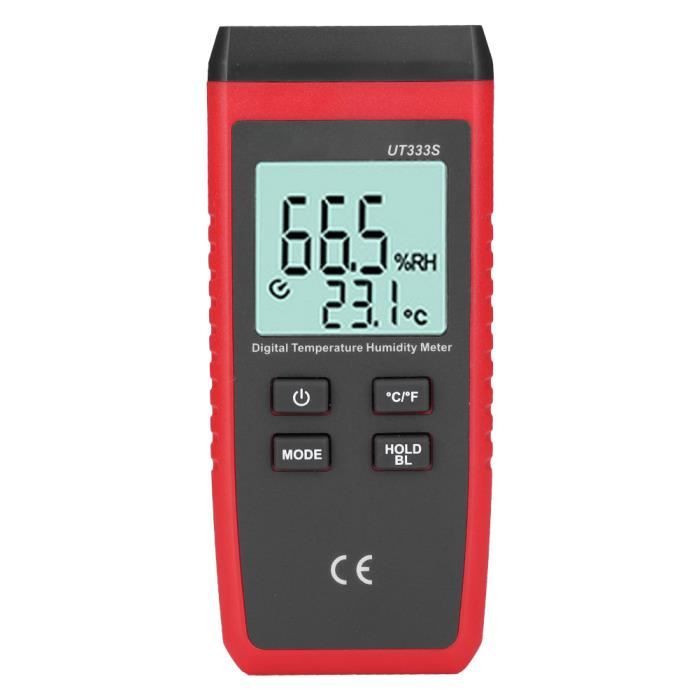 Zerone Humidimètre Et Thermomètre à Câble LCD Thermomètre Ut333S ...