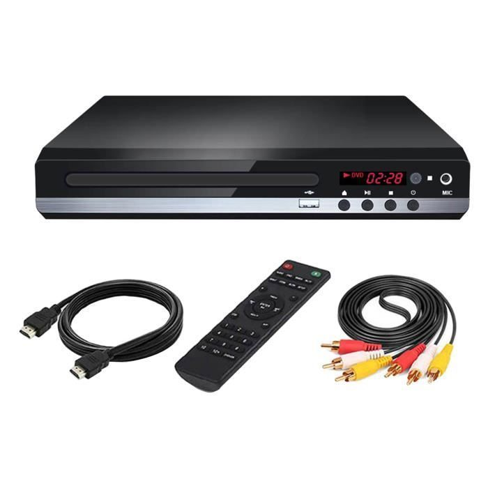 Lecteur DVD Cble AV HDMI compact Entre USB UHD 1080P 51 Stro Surround ...