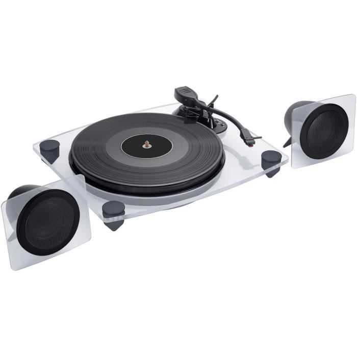 Platine BIG BEN TD115CSPS sans fil - 33 et 45 tours - 2 enceintes sans ...