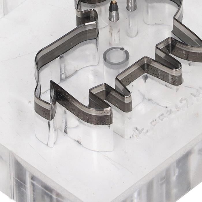 Hililand Matrice de découpe en cuir Coupe du cuir Die Vache Forme ...