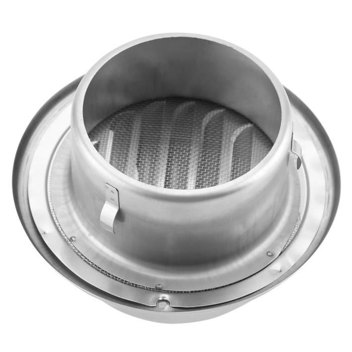SALALIS Bouche d'Extraction Inox Ronde Conduit Aérateur d'Air Grille de ...