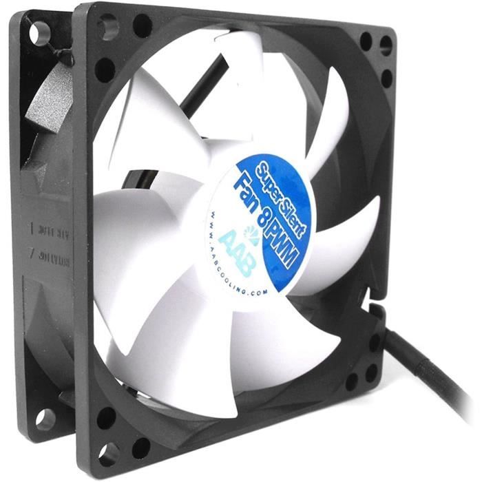 Super Silent Fan 8 Pwm - 80Mm Ventilateur Pour Boîtier Pc, Cpu ...