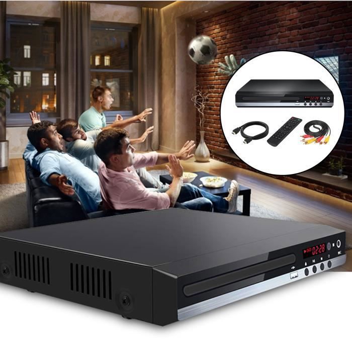 Lecteur DVD Cble AV HDMI compact Entre USB UHD 1080P 51 Stro Surround ...