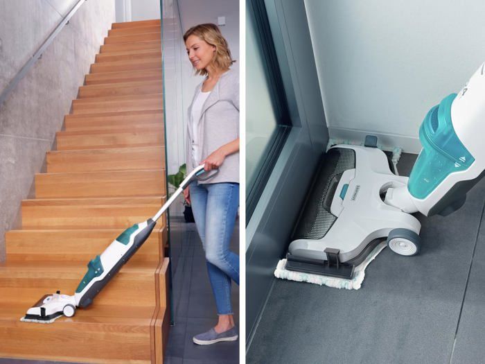 Aspirateur-balai laveur sans fil Regulus Aqua PowerVac Pro 2.0, balai ...