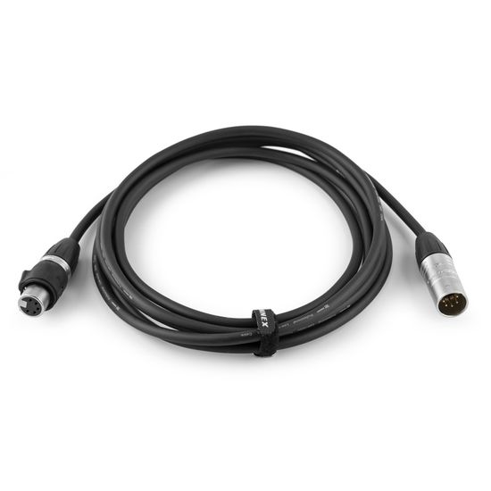 PD Connex CX109-3 Câble DMX Mâle/Femelle Étanche IP65 XLR 5 Broches 3m ...