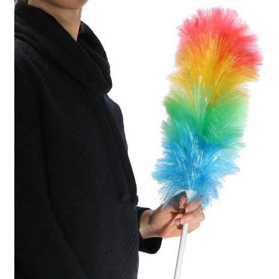 2X plumeau avec Manche télescopique - essuie-poussière Extra Long et ...