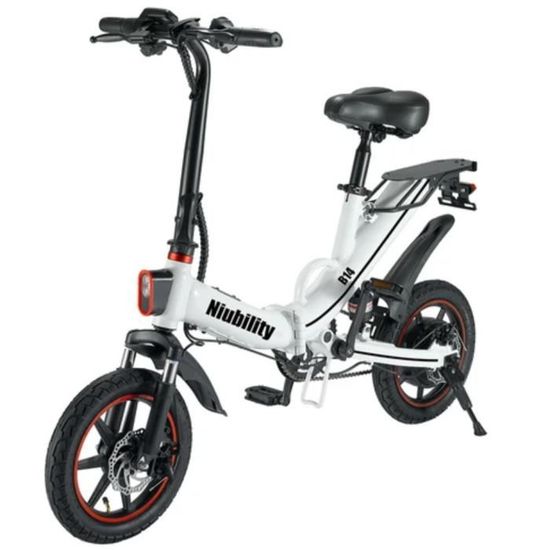 Vélo électrique Pliable 400W 15Ah Batterie 100KM 14 Pouces Niubility ...