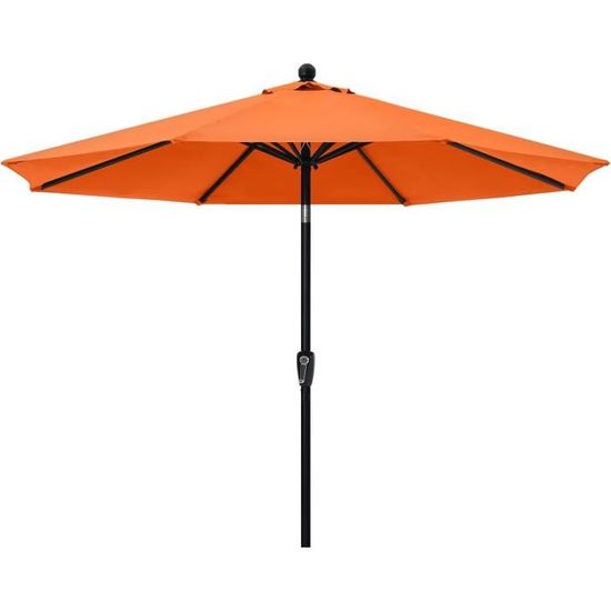 Parasol De Terrasse De 2,7 M – Parasol De Table Imperméable Avec Bouton ...