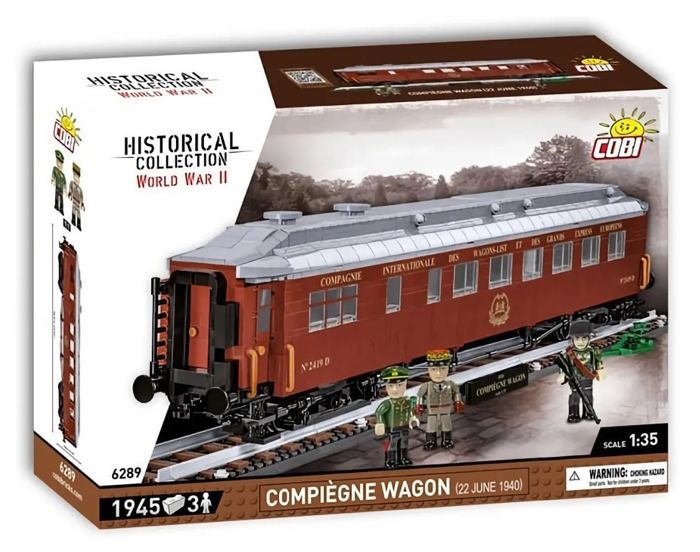 Jeu de Construction - COBI - 6289 - Compiègne Wagon - 2001 éléments - 2 ...