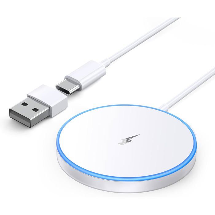 Chargeur Induction Iphone, 15W Mag-Safe Fil Pour Iphone 17 Pro Max/17 ...