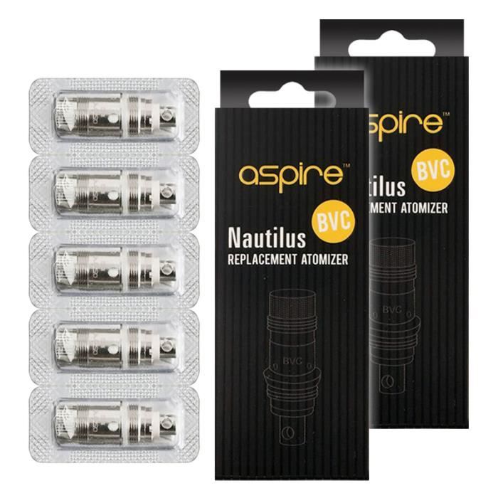 Genuine Aspire Nautilus BVC 1.8ohm Replacement Cotton Coil for Aspire ...