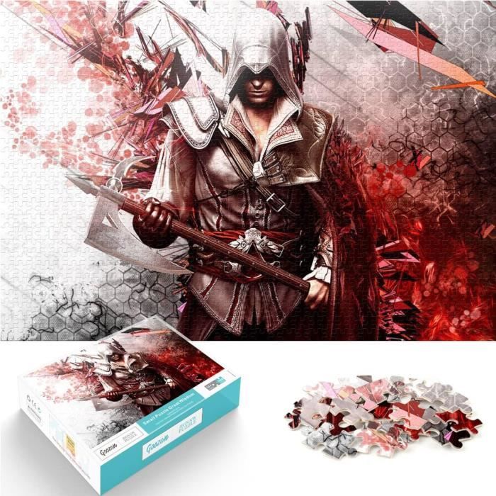 1000 Pièces Puzzle Adultes Et Enfants Puzzles Standard Assassin Black ...
