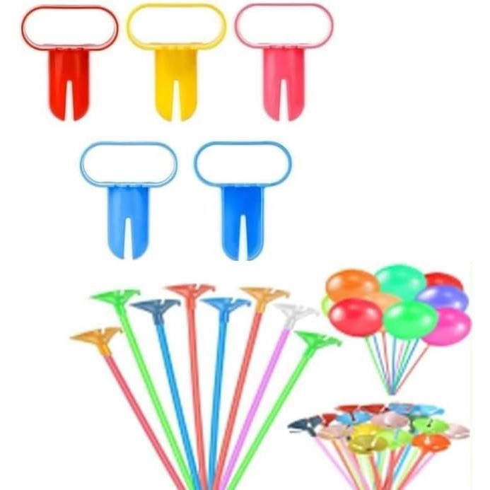 50 Pièce Support Ballon, Attache Ballon, Outil Nœud Ballons 4 Pièces ...