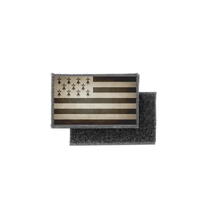 Patch ecusson imprime badge vintage drapeau bretagne breton - Cdiscount ...