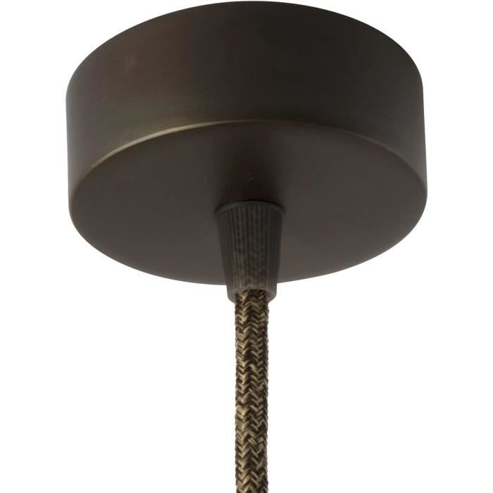Auvent De Plafond En Métal, Cache Fil Pour Lustre Couleur Bruni ...