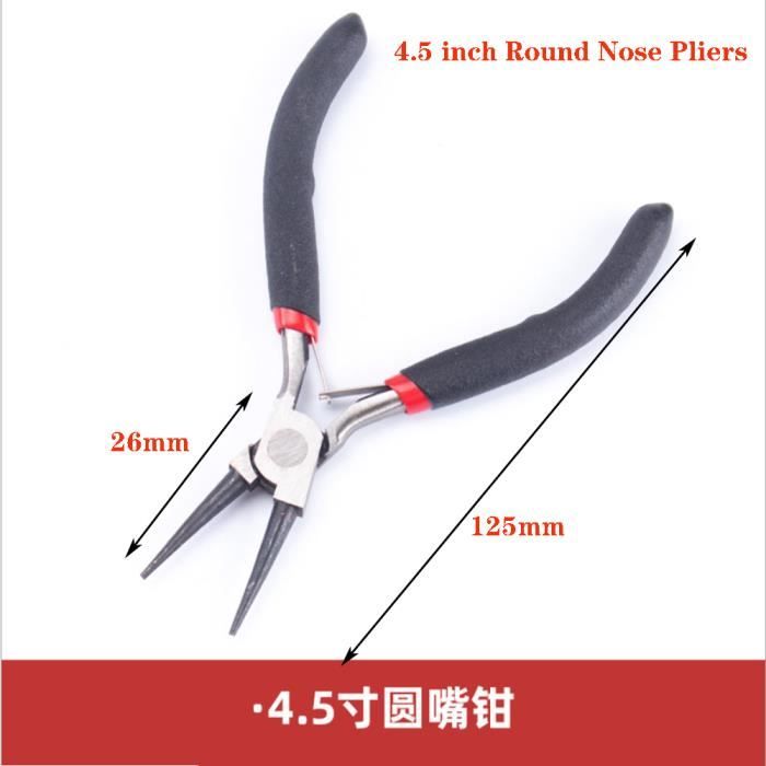 Pince à nez rond - Pince À Bout De Nez Rond En Acier Trempé Au Carbone ...