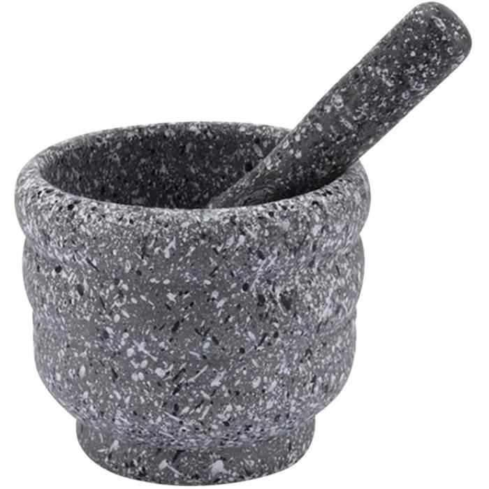 Granit Mortier Et Pilon Set Non Poli Granit Guacamole Molcajete Bol ...