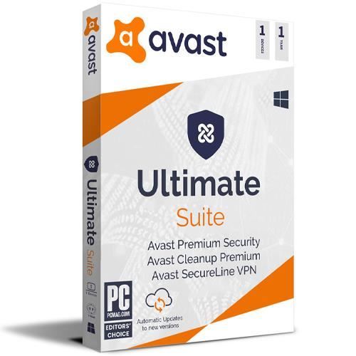 Avast Ultimate Suite 2022 avast antivirus ( 1 An / 1 PC Windows ...