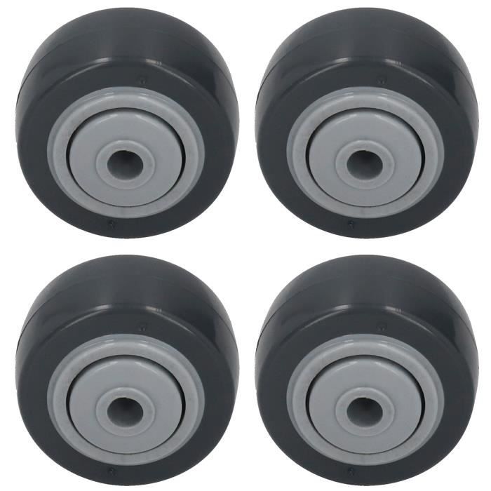 Cikonielf Roulette de chariot 4pcs Roues Muettes Roulette ...