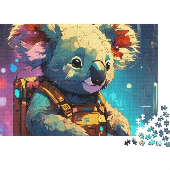 Cute Koala Puzzle Adulte 300 Pieces Dessin Animé Artisanat Cadeau ...