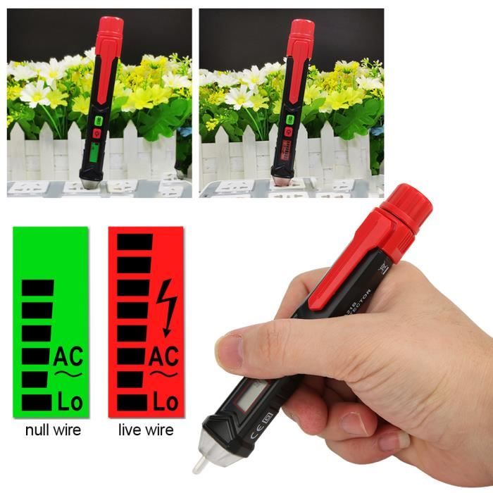 HURRISE Stylo de test de tension TA11B affichage numérique testeur de ...