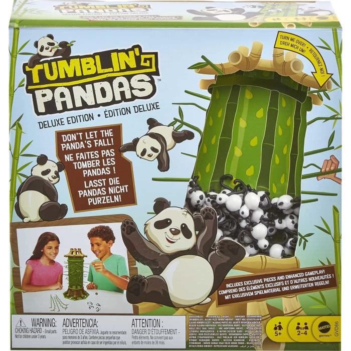Mattel Games SOS Pandas,jeu de société et d'adresse pour enfants ...