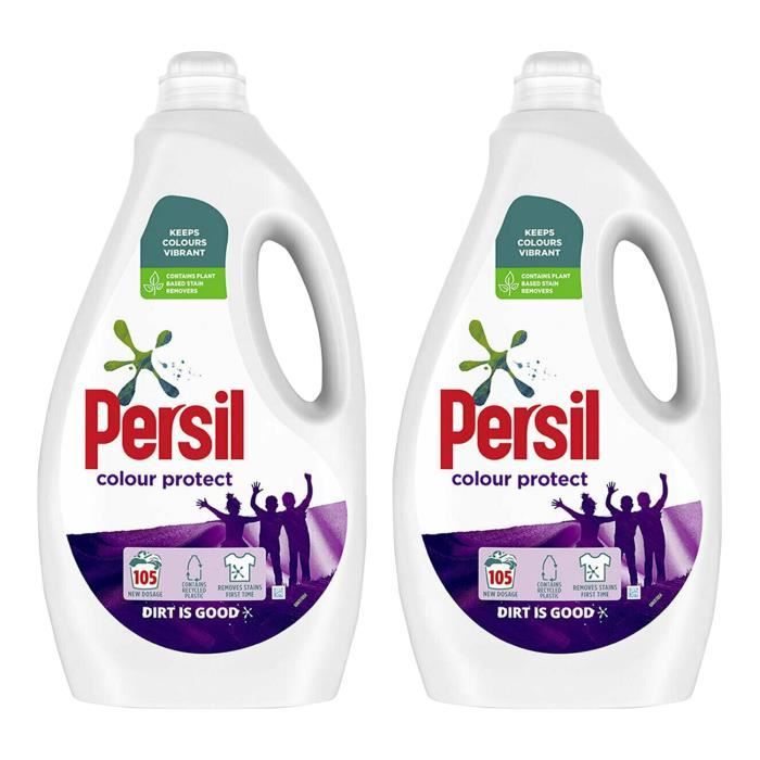 Lessive Liquide - PERSIL - Colour Protect - 2x105 Lavages - 1.431L ...