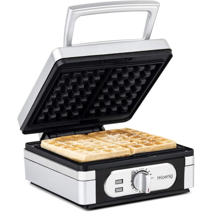 Gfx320 Gaufrier Électrique 2 Gaufres, Appareil À Gaufre Gaufrette ...