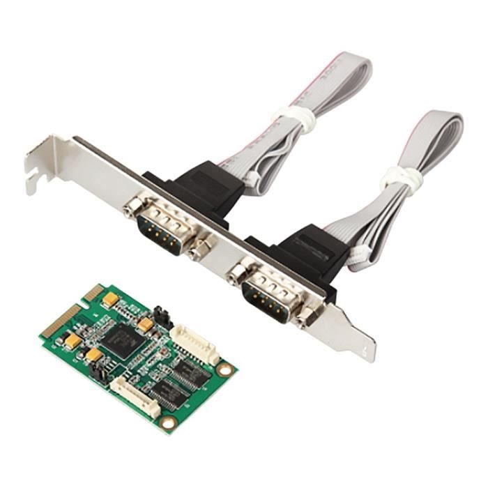 PCI Express 2 Ports SéRie RS232 COM DB9 Multi Port SéRie PCI Express ...