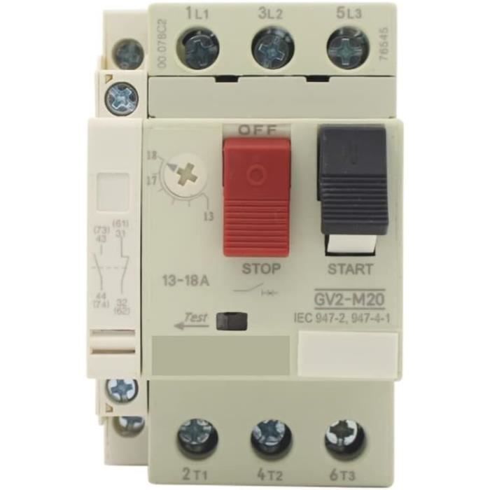 Disjoncteur Gv2-M20C 13-18A 3P Ue690V 50-60Hz Disjoncteur De Protection Moteur[H1541 ...