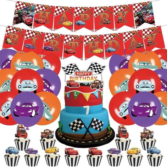 Maikun Lot De 32 Décorations De Voiture Maikun Pour Fête D'Anniversaire ...