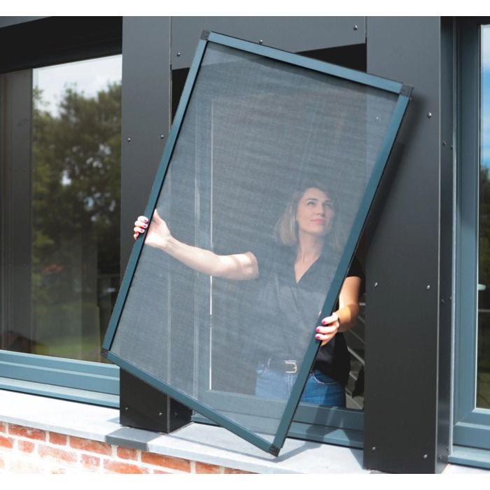 Moustiquaire Cadre Fixe - AVOSDIM - Cadre recoupable 130 x 150 cm ...