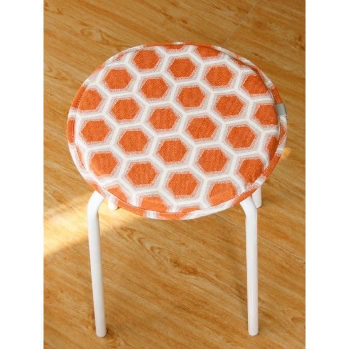 Coussins De Chaise Ronds Petit Coussin De Tabouret Rond Coussins De ...