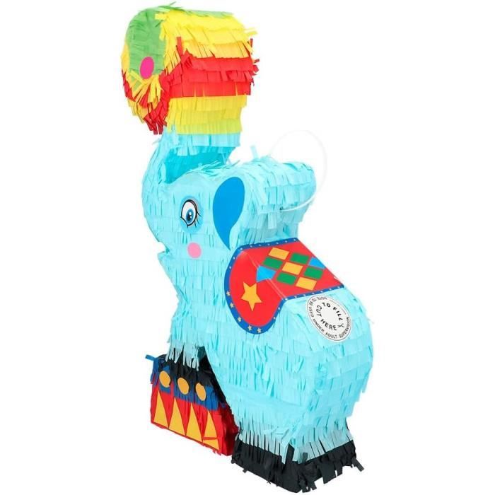 30979 - Pinata Cirque Éléphant, 26 X 8,5 X 45 Cm, Décoration À ...