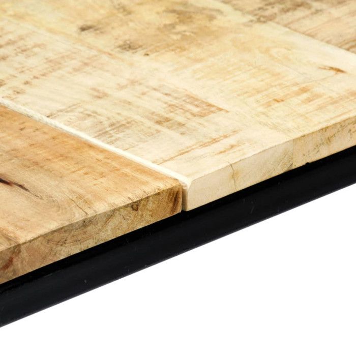 VidaXL Table de salle à manger 140x70x75 cm Bois manguier massif brut ...