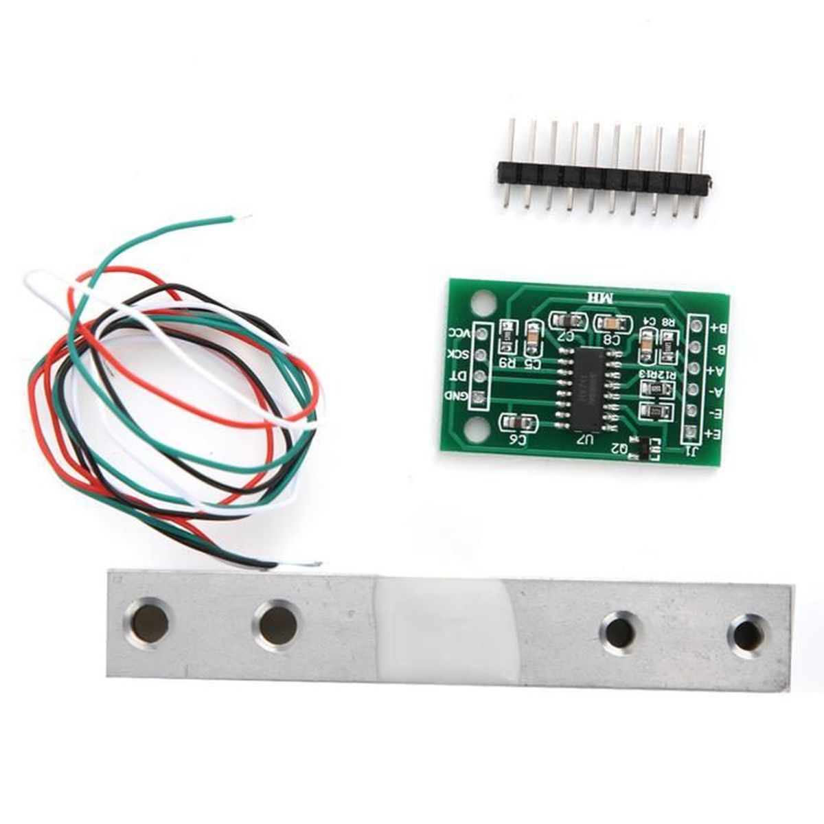 EJ.life capteur de pression Capteur de poids 5KG + Module HX711 ... EJ.life capteur de pression Capteur de poids 5KG + Module HX711 ...