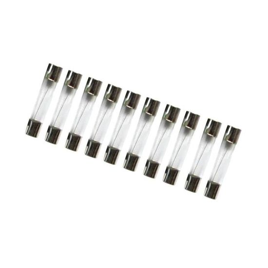 10 Fusibles À Tube De Verre À Soufflage 6X30Mm 250V 25A - Cdiscount Auto