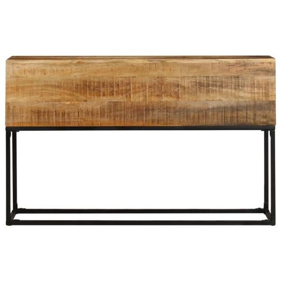 Table console 120x30x75 cm Bois de manguier brut-AKO7370392484935 ...