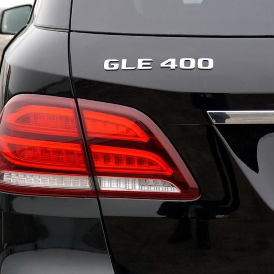 Pour Mercedes Benz "GLE400" Autocollants 3D en plastique ABS coffre ...
