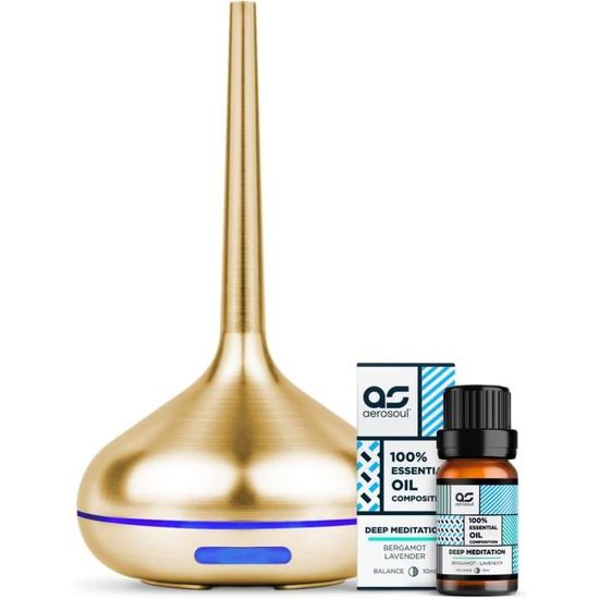 Drop Diffuseur Huiles Essentielles Electrique 120 Ml Design Elégant Arrêt Automatique 6H ...