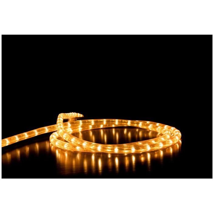 31487 Guirlande lumineuse à 100 LED blanc chaud Fonction minuterie 8 ...