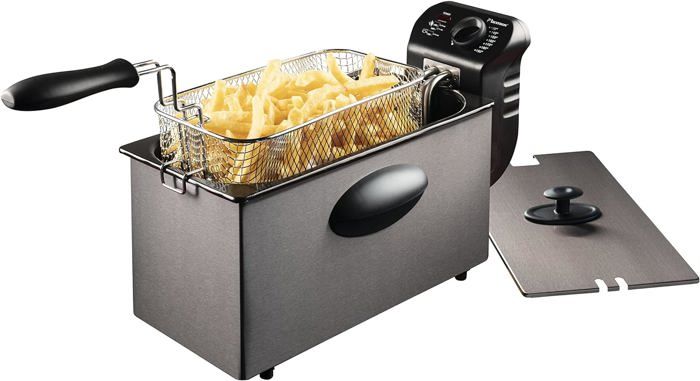 Friteuse à huile avec technologie zone froide, 3,5 litres, Avec ...