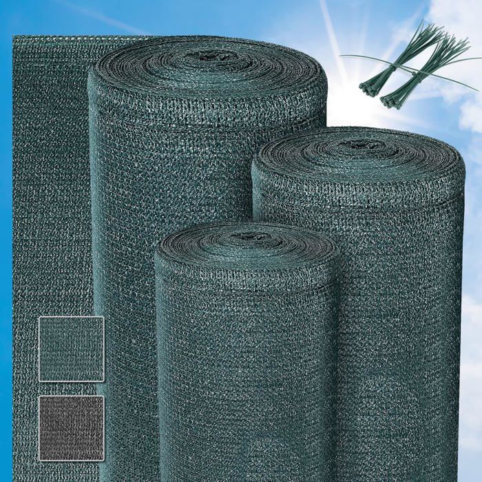 Sol Royal Brise Vue 25m x 1,8m Filet Tissu d'Ombrage 165g/m² – HDPE ...