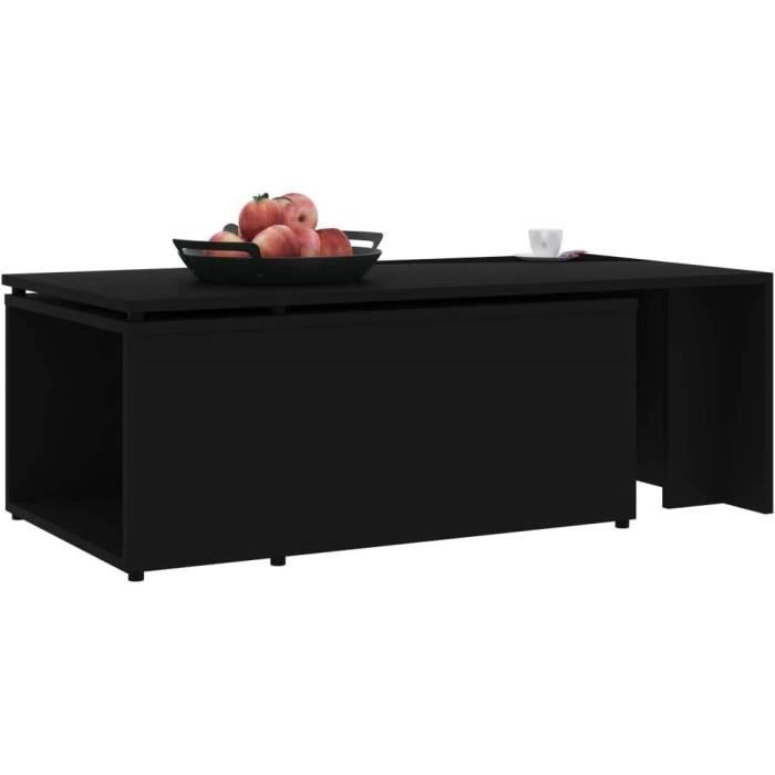 Table Basse avec Rangement Table d'appoint Table Centrale pour Salon ...